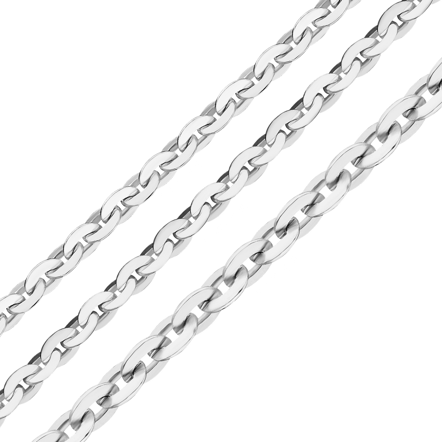 Sterling Silver Chains by the Inch | Ross Metals Wholesaler