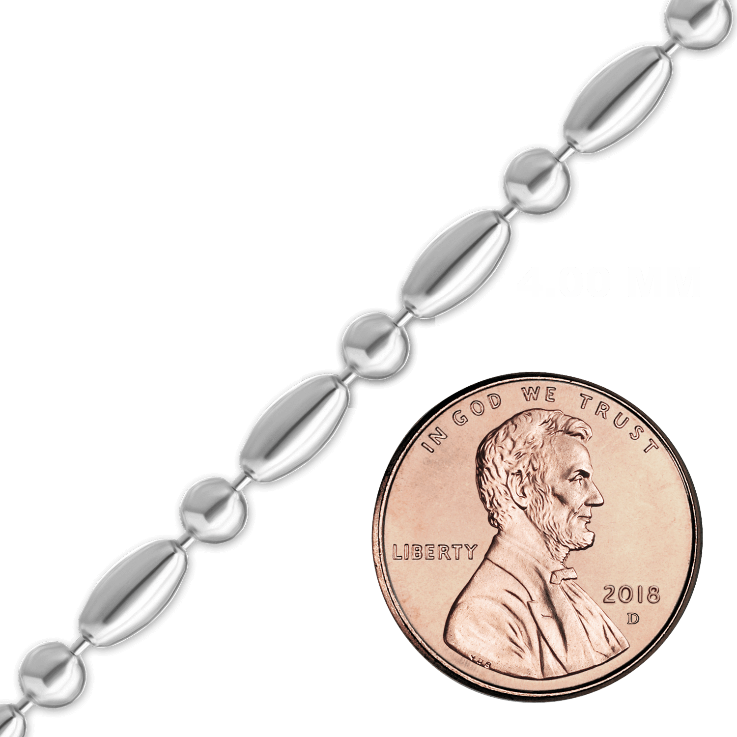 Wholesale Bulk / Spooled Alternating Oval / Round Bead Chain in ...
